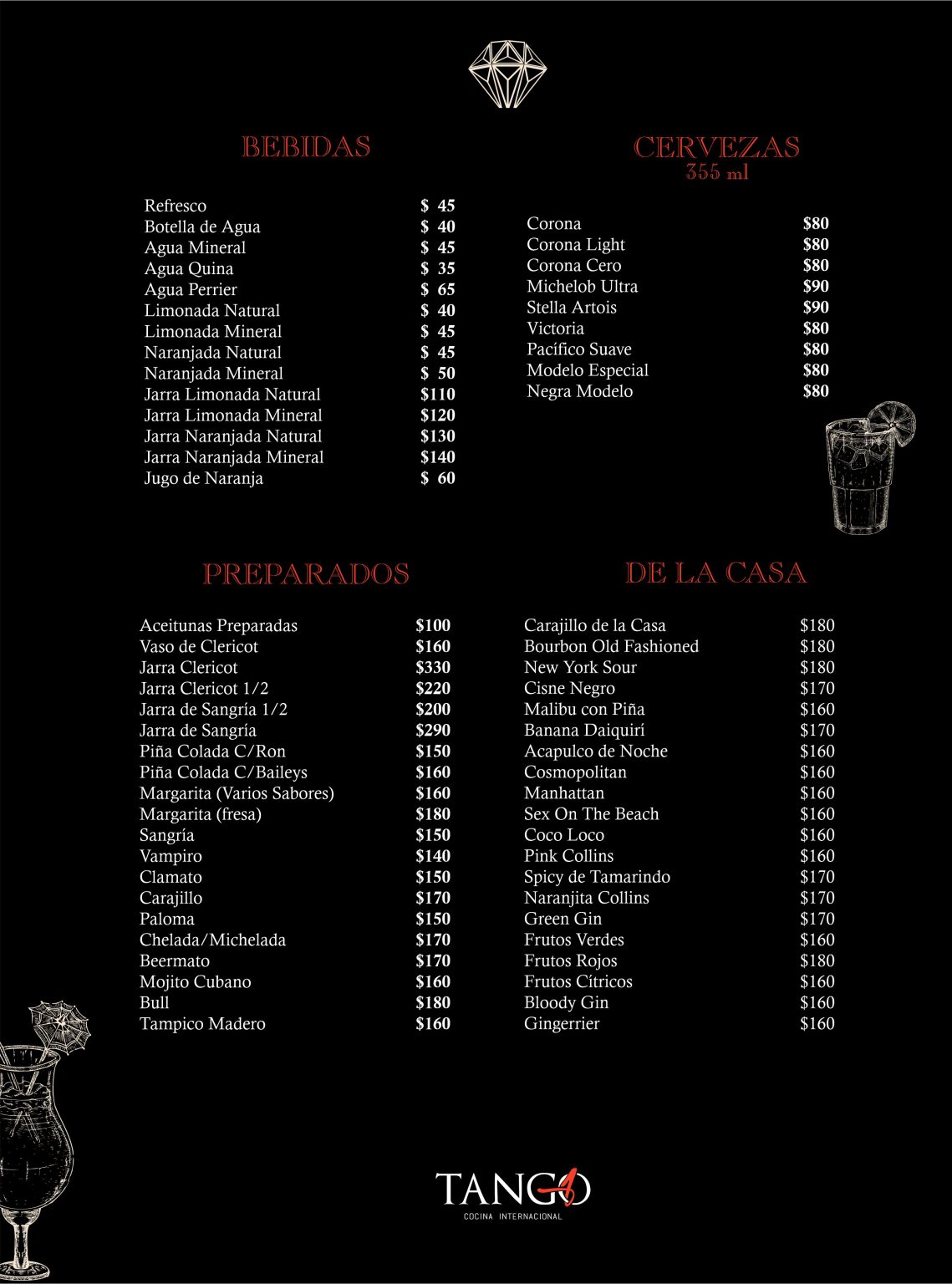 Bebidas Frescas – Tango Uno